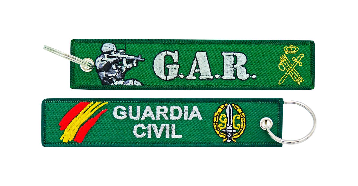 Llavero Guardia Civil G.A.R 14,5 Cm Bordado – Red Wings